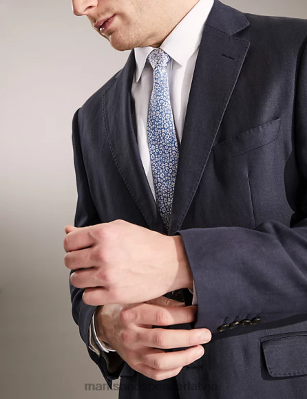 apģērbs Marks & Spencer regulāra pieguļoša itāļu zīda un lina jaka ...